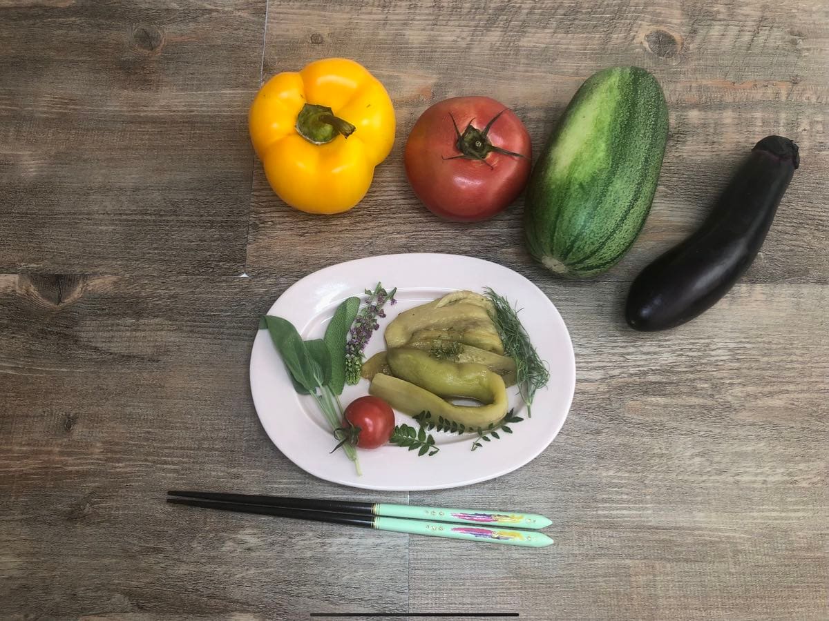 Marinated Eggplant “Aemono” Style - Mountain Plums