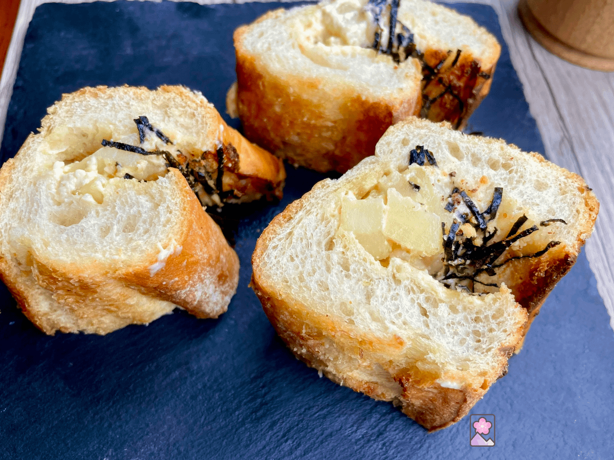 Mentaiko Potato Bread - Mountain Plums